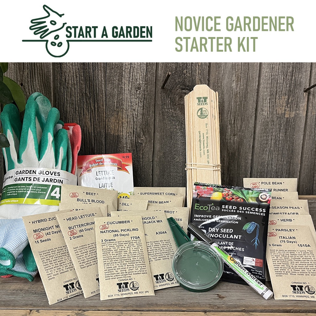 Novice Gardener Starter Kit - Complete Grow Box | T&T Seeds
